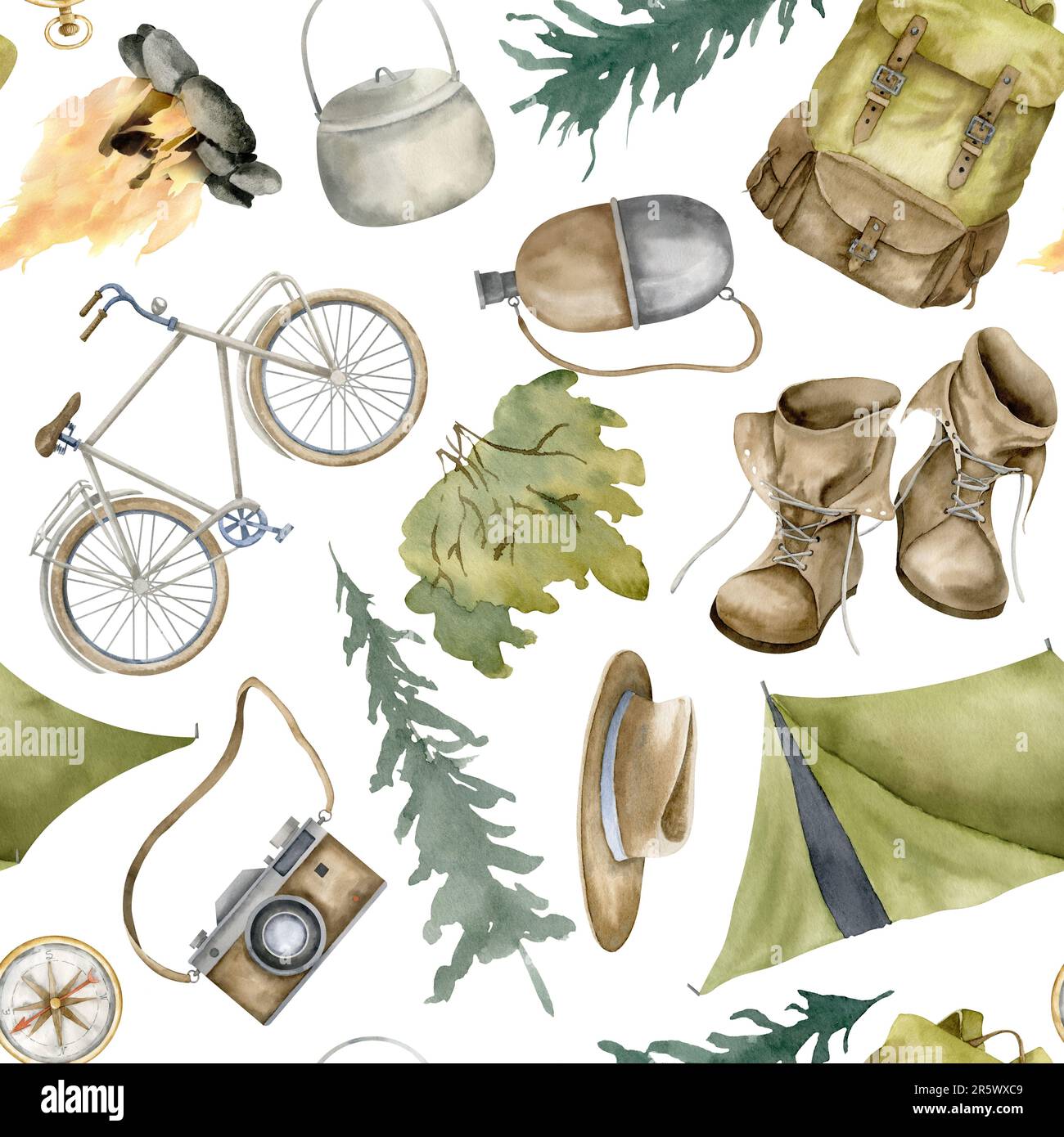 Equipment in adventure Cut Out Stock Images & Pictures - Alamy