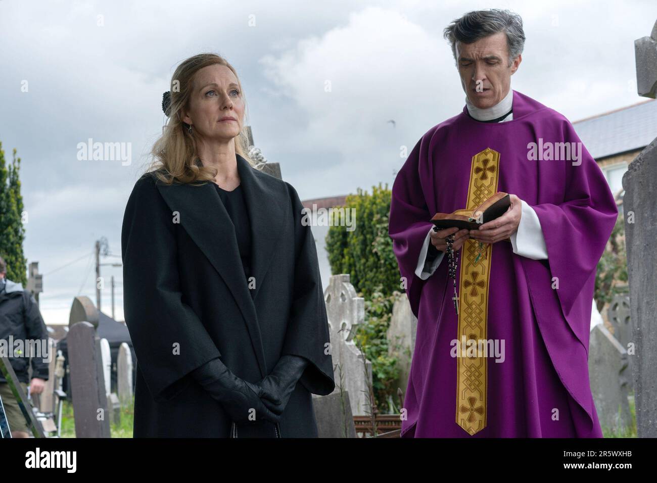 THE MIRACLE CLUB, from left: Laura Linney, Mark O'Halloran, 2023. ph ...