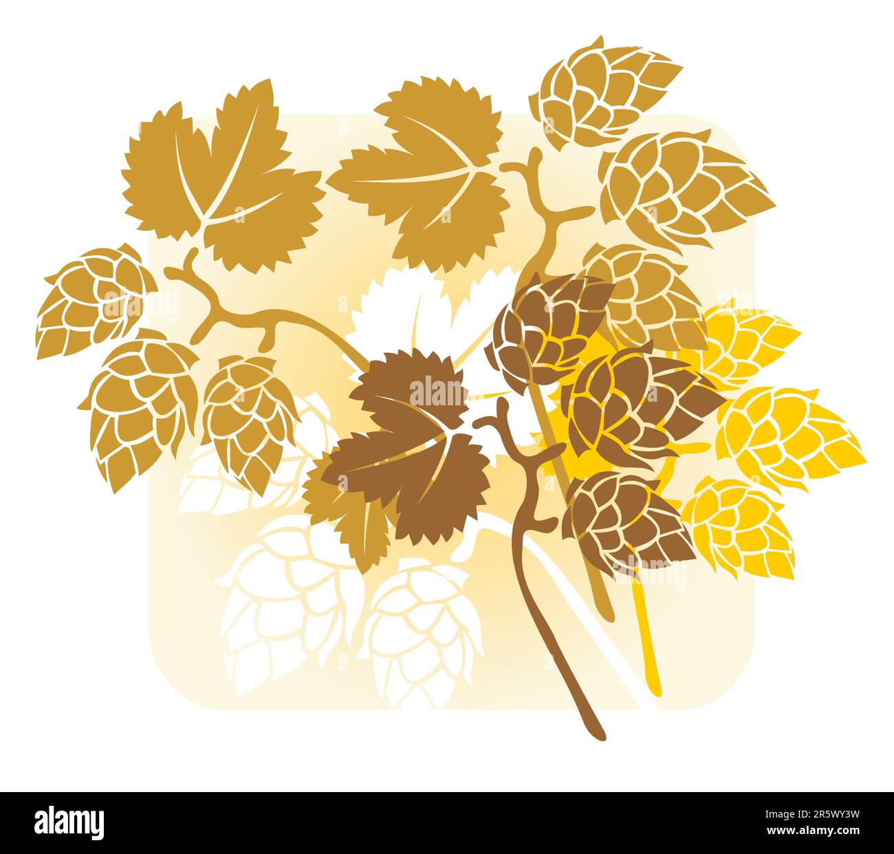 Stylized botanical illustration hi-res stock photography and images - Alamy