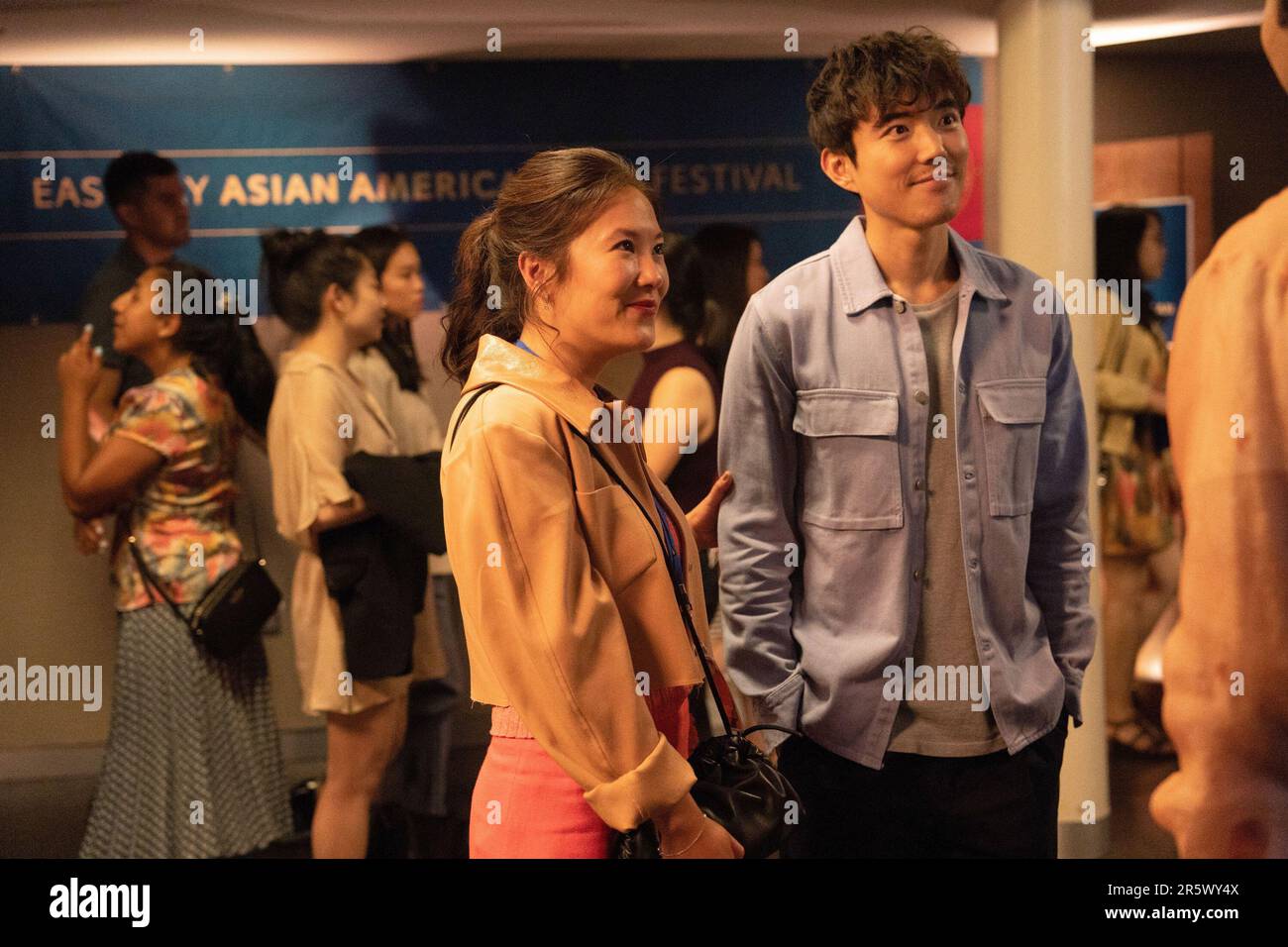 SHORTCOMINGS, from left: Ally Maki, Justin H. Min, 2023. ph: Jon Pack ...