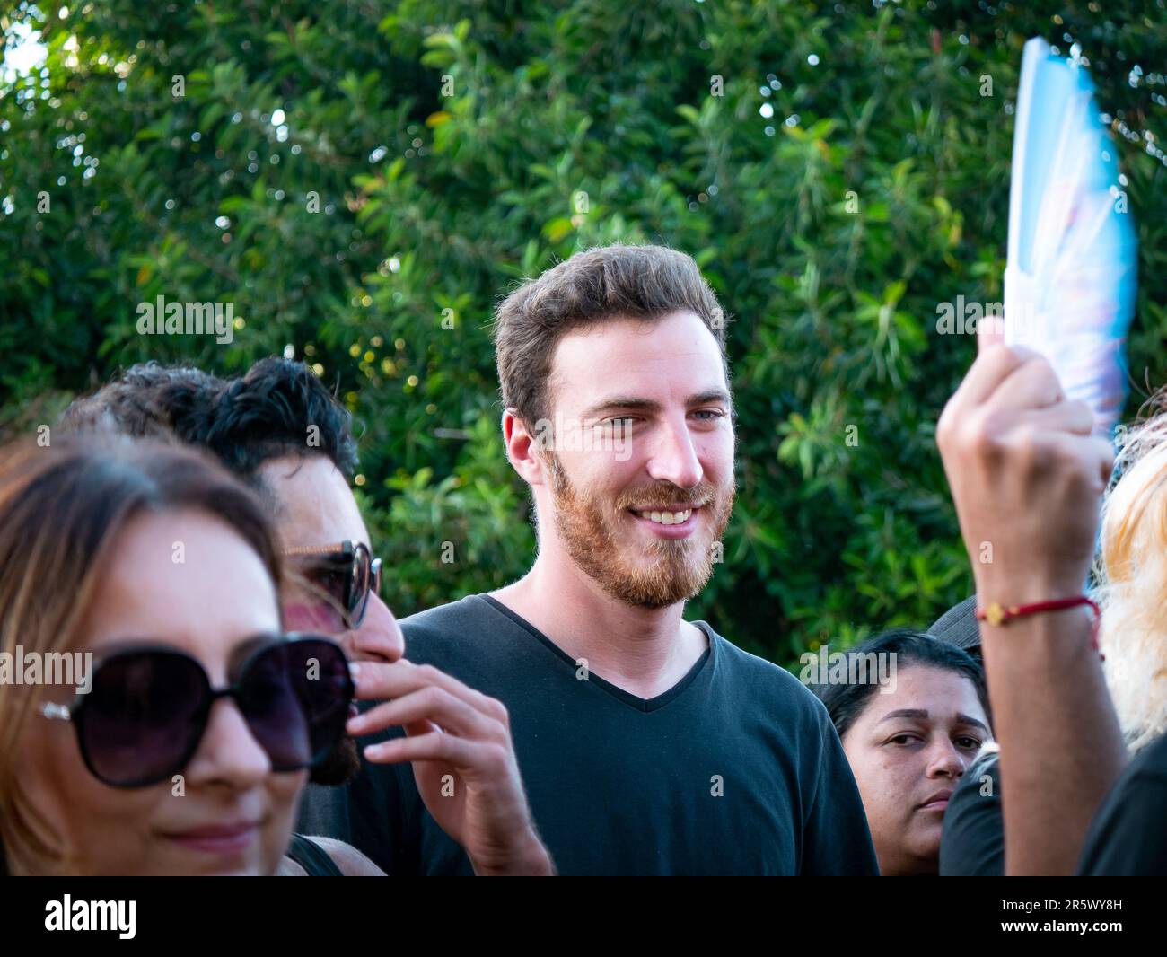 Barranquilla, Atlantico, Colombia - February 21 2023: White Man with a ...