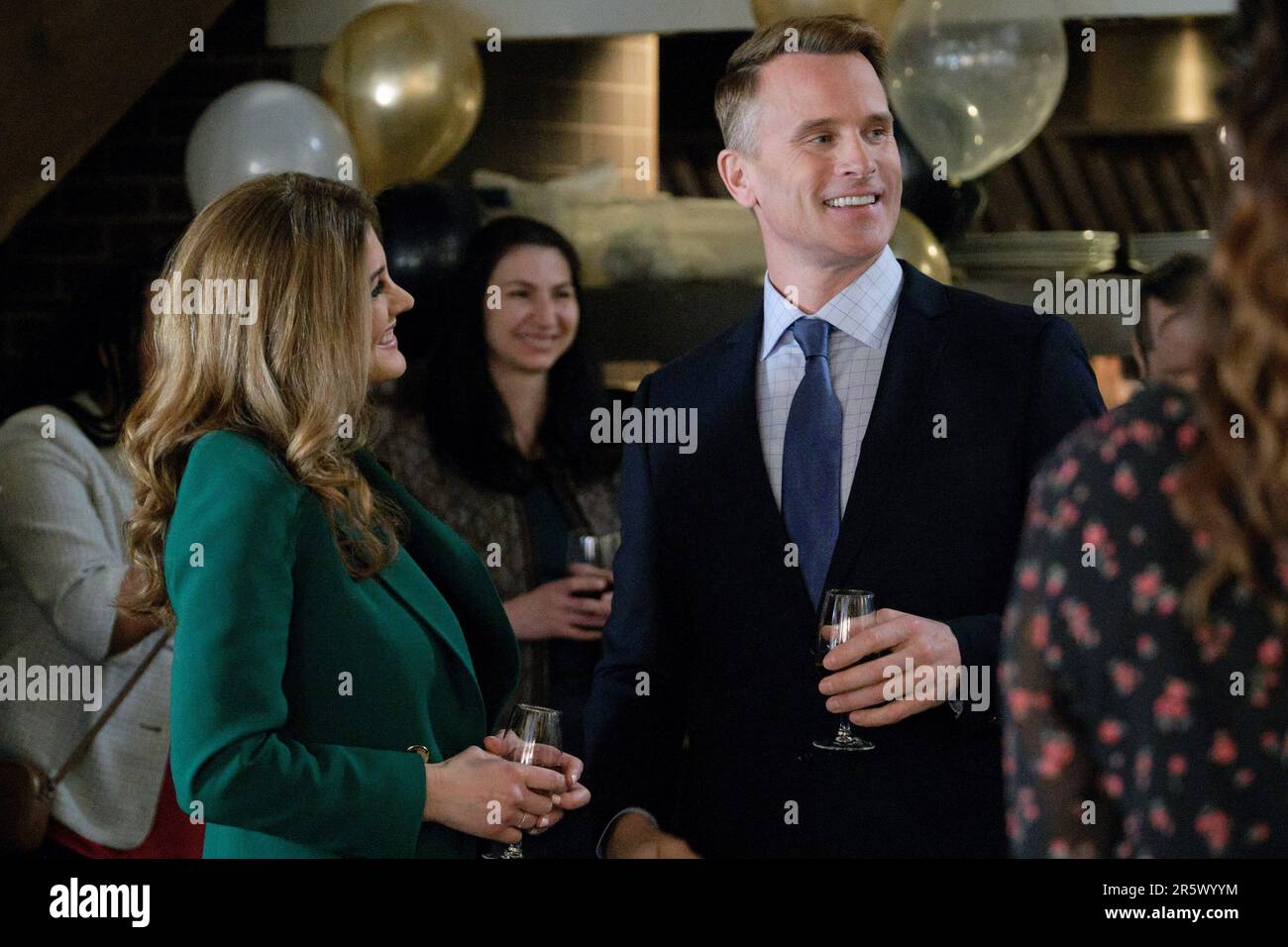 CARROT CAKE MURDER: A HANNAH SWENSEN MYSTERIES, from left: Julia Benson, Gabriel Hogan, aired ...