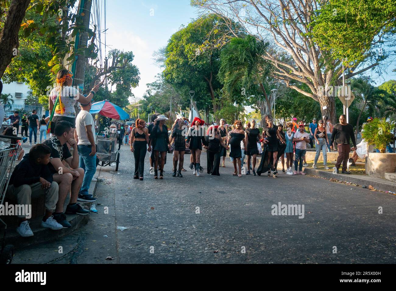 Barranquilla, Atlantico, Colombia - February 21 2023: Colombians ...