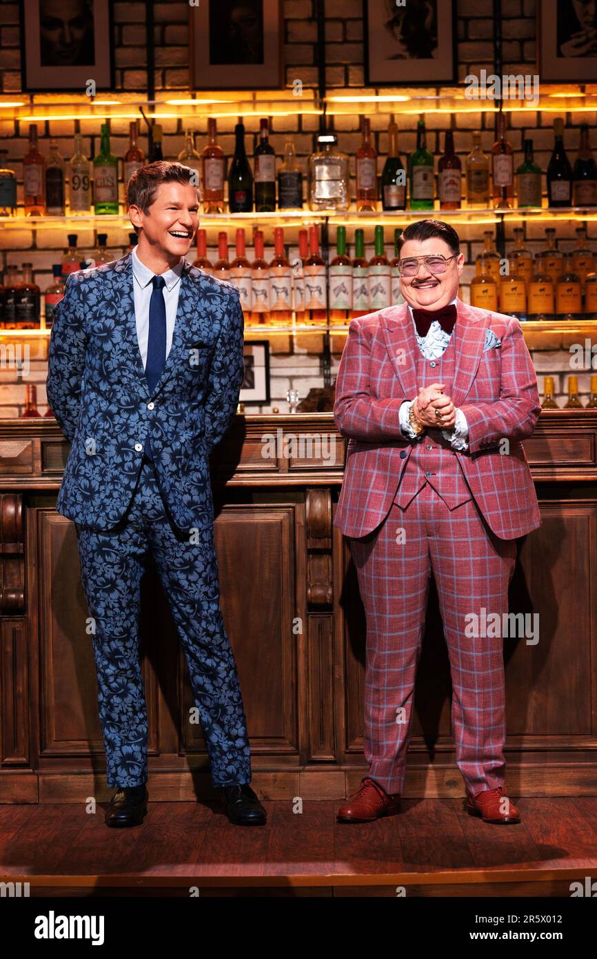 DRAG ME TO DINNER, from left: David Burtka, Murray Hill, 'Tropical Kiki ...