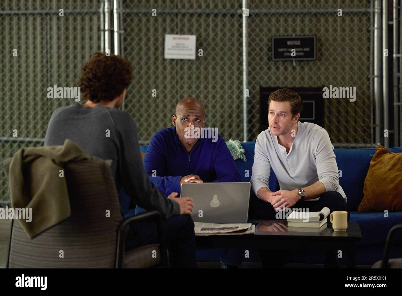 MANIFEST, from left: Ty Doran, Daryl Edwards, Josh Dallas, 'Lift/Drag', (Season 4, ep. 418 ...