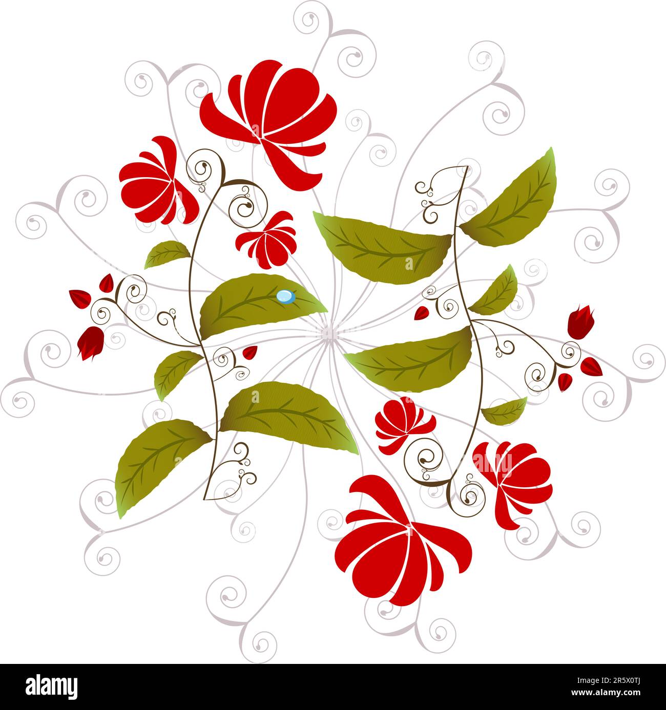 floral design element Stock Vector Image & Art - Alamy