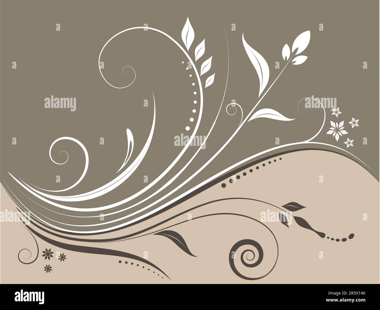 Decorative floral design Stock Vector Image & Art - Alamy