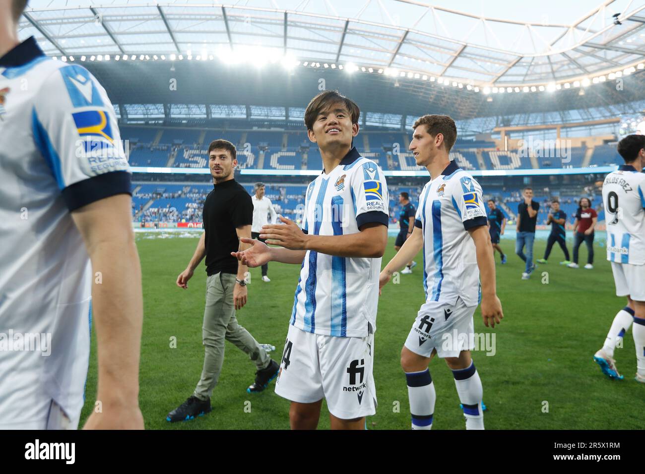 San Sebastian, Spain. 4th June, 2023. Takefusa Kubo (Sociedad) Football ...