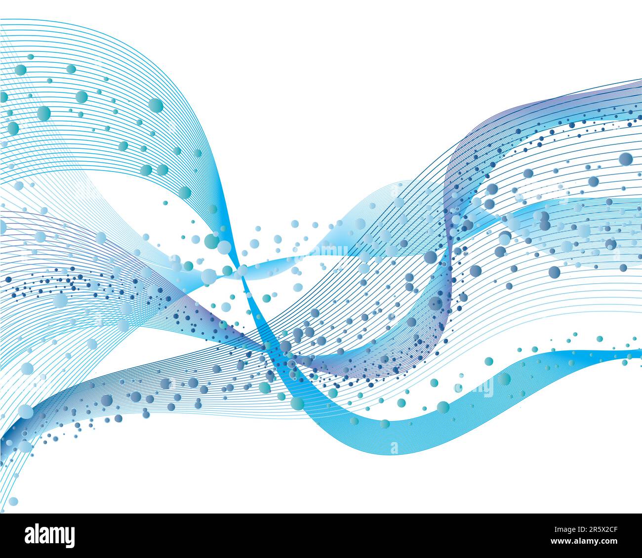 Abstract water vector background with bubbles of air Stock Vector Image ...