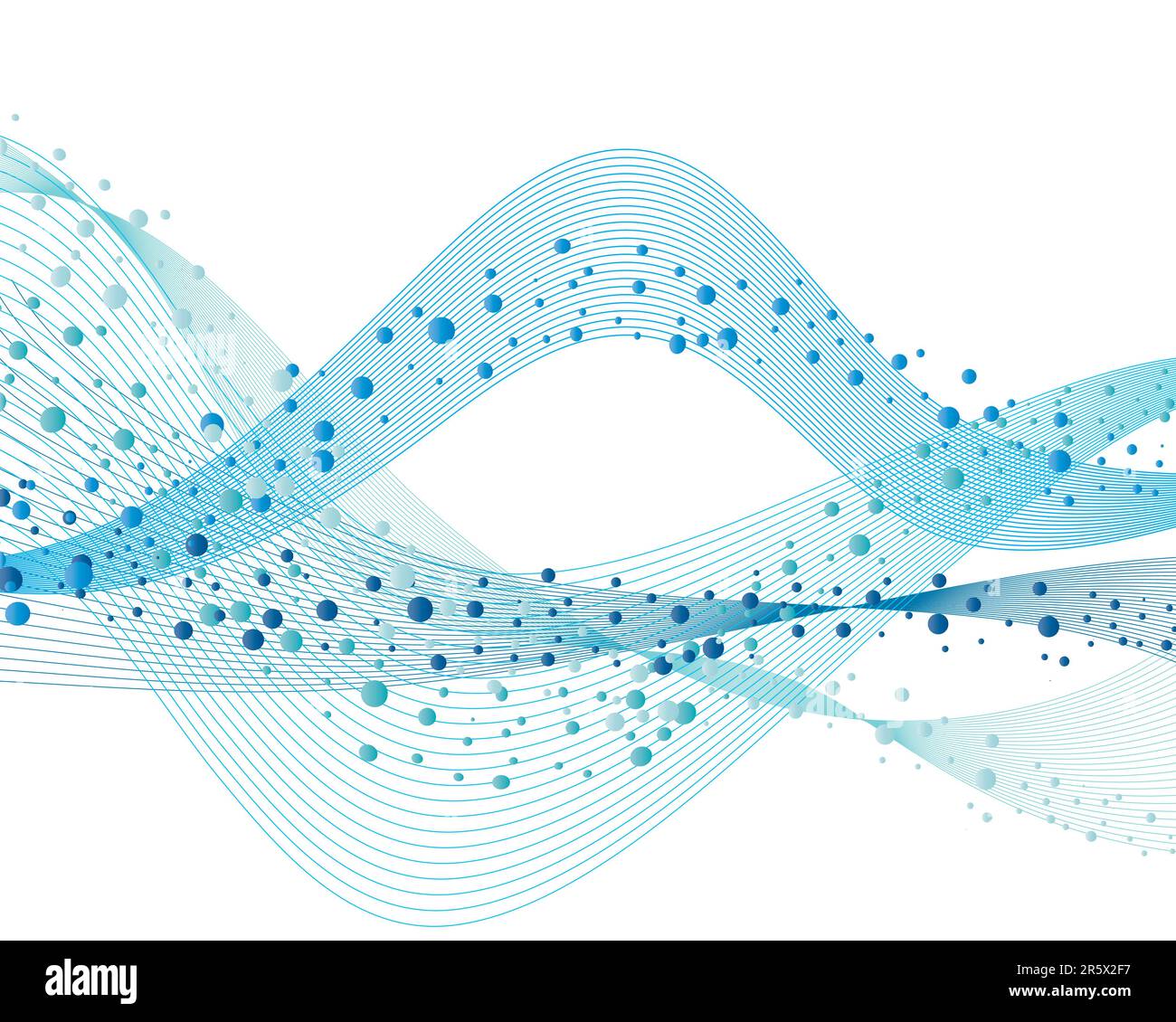 Abstract water vector background with bubbles of air Stock Vector Image ...