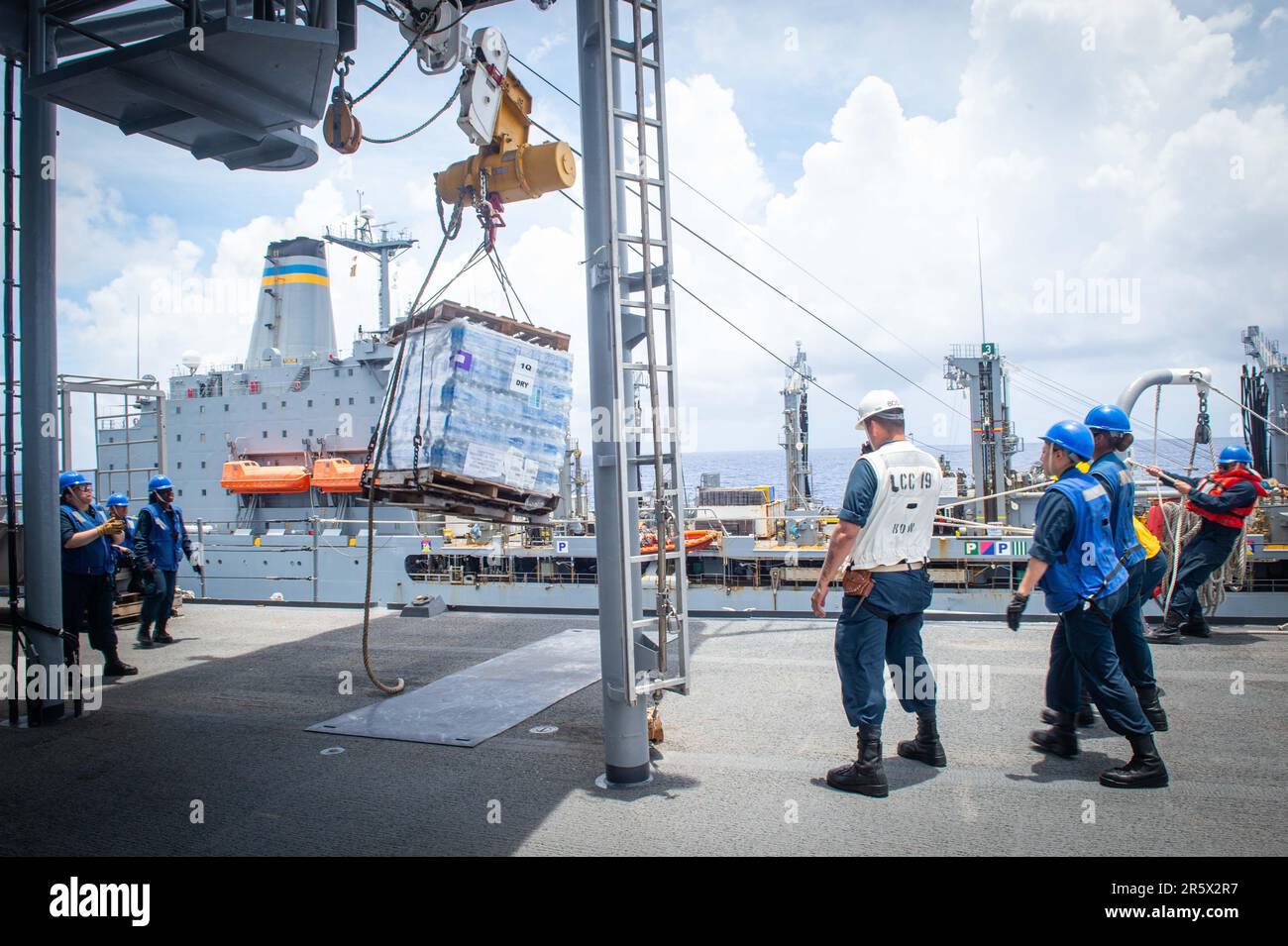 PHILIPPINE SEA (May 7, 2023) – Sailors aboard U.S. 7th Fleet flagship ...