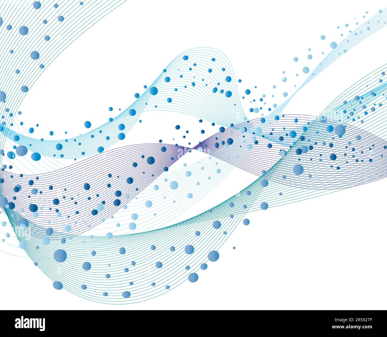 Abstract water vector background with bubbles of air Stock Vector Image ...
