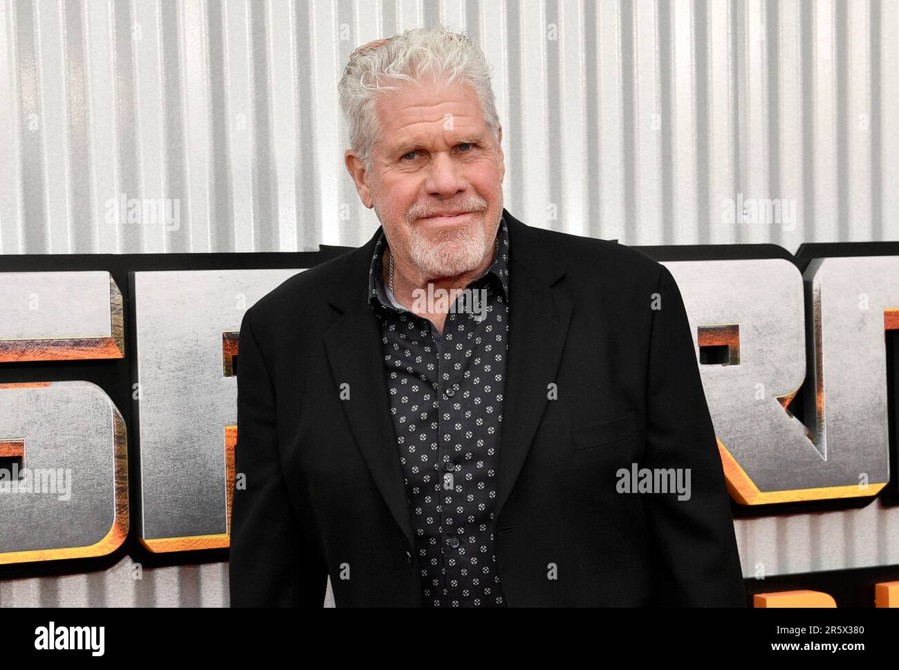 Ron Perlman attends the premiere of "Transformers: Rise of the Beasts ...