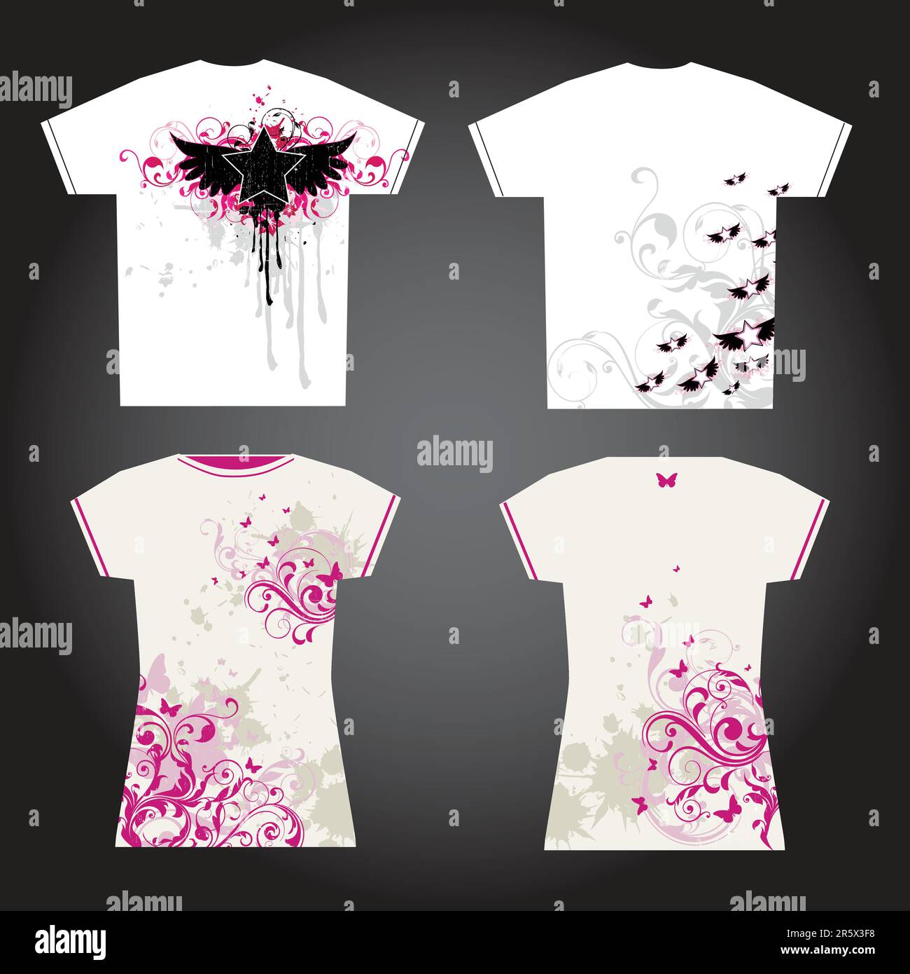 illustration drawing of t-shirt design Stock Vector Image & Art - Alamy