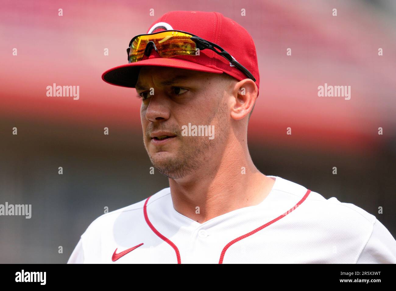 Cincinnati Reds' TJ Hopkins (26) plays during a baseball game against ...