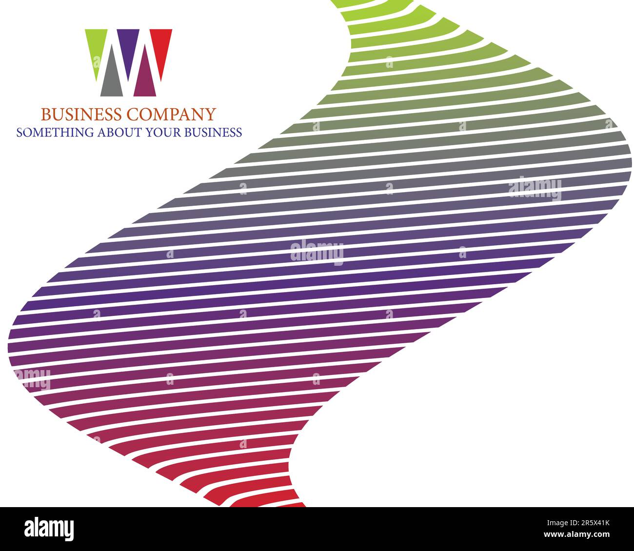 Curved company logo Cut Out Stock Images & Pictures - Alamy