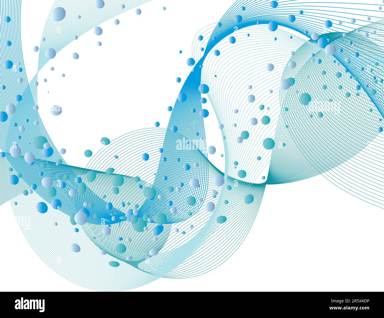 Abstract water vector background with bubbles of air Stock Vector Image & Art - Alamy