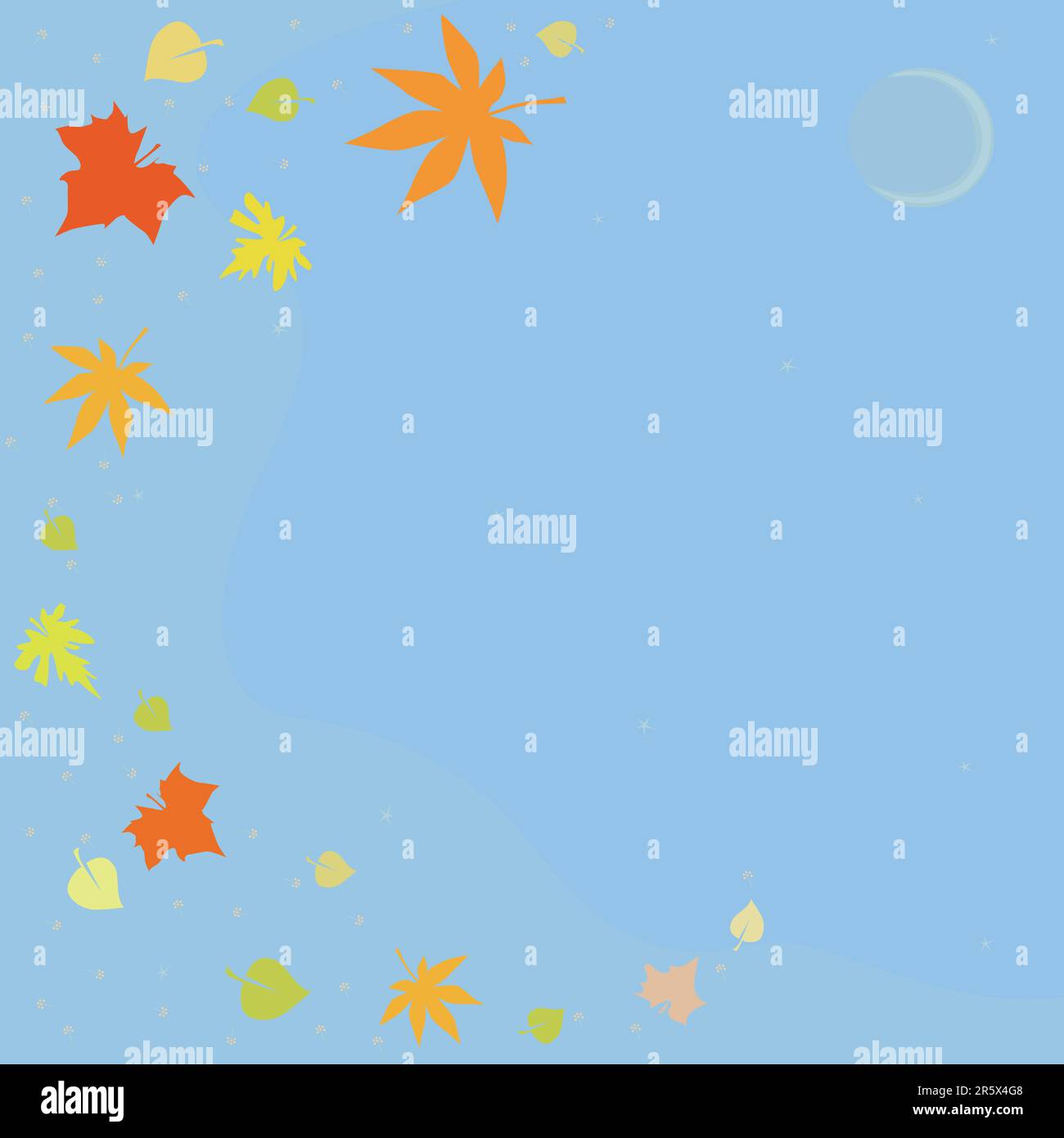 Falling leaves moon hi-res stock photography and images - Alamy