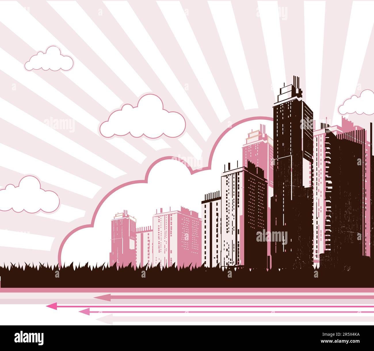 illustration drawing of city Stock Vector Image & Art - Alamy
