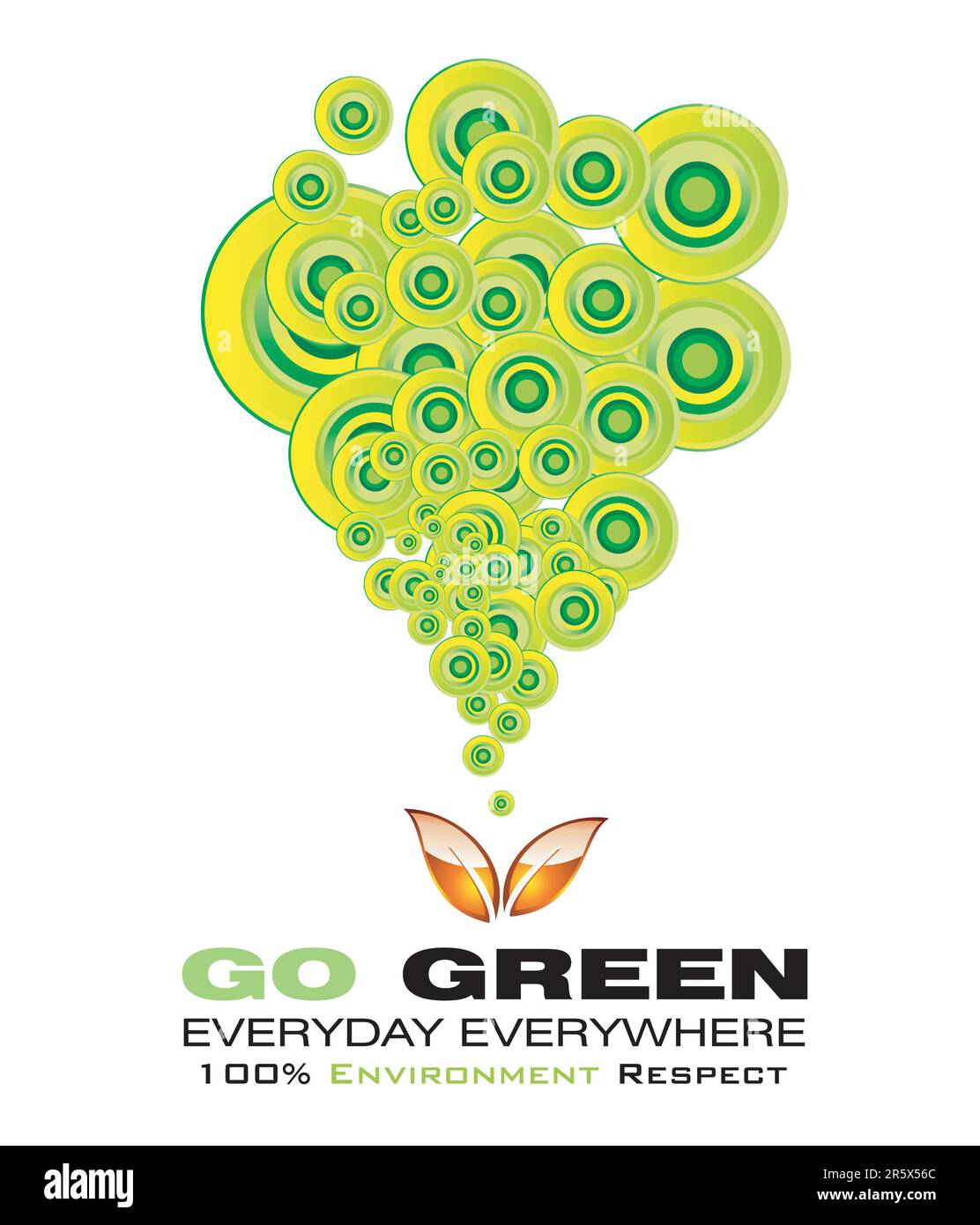 Go green recycle and environment background Stock Vector Image & Art ...