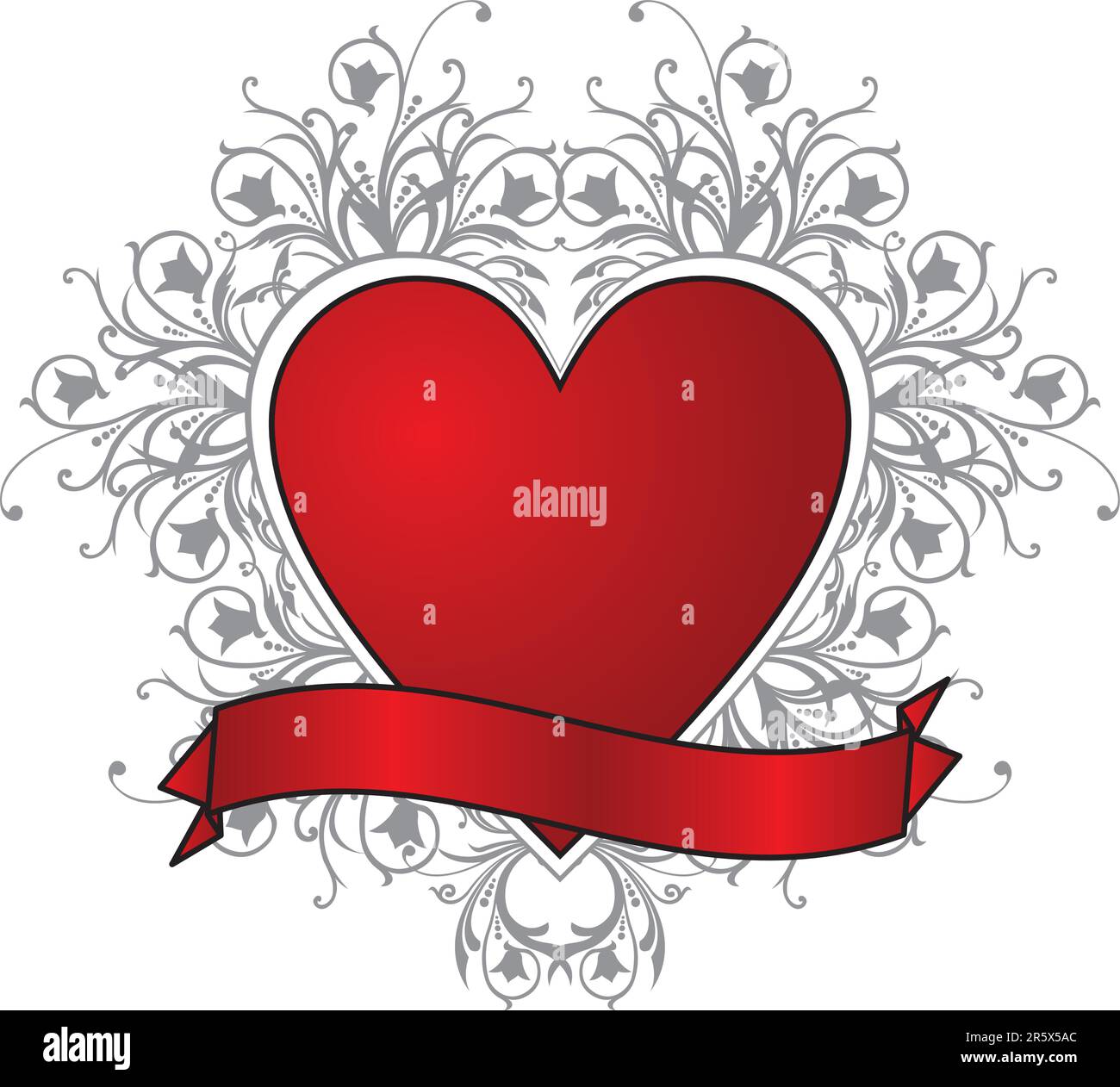 Valentine background, vector illustration Stock Vector Image & Art - Alamy
