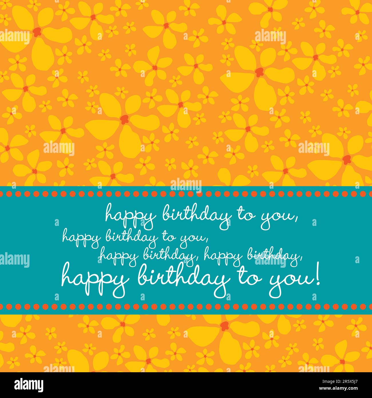 Retro flower pattern hi-res stock photography and images - Alamy