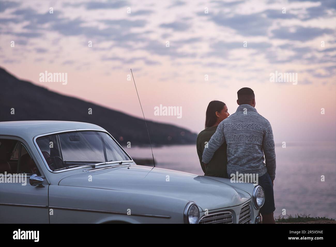 Our love is deeper than simple dates. a young couple making a stop at ...