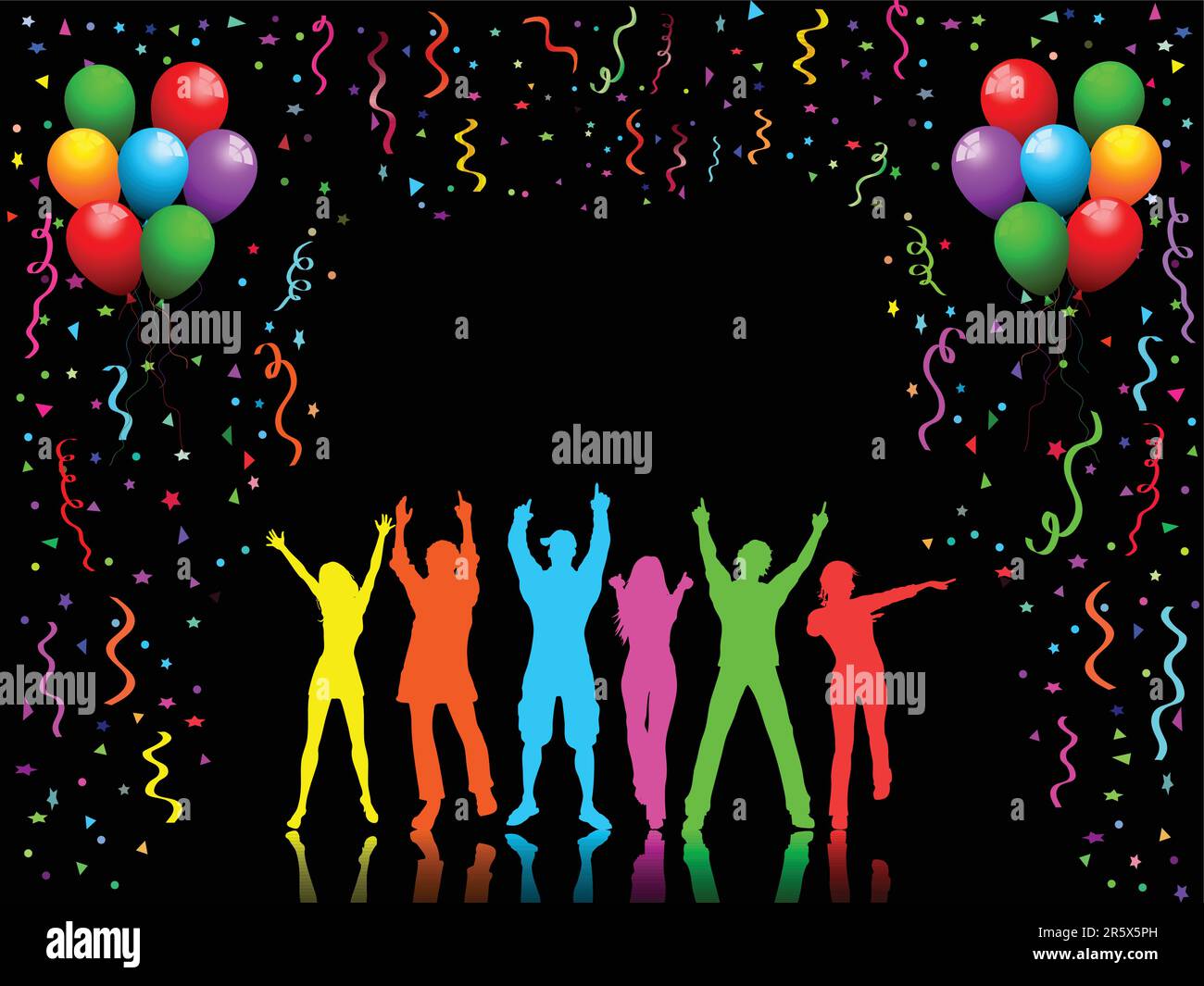 People dancing on party background Stock Vector Image & Art - Alamy