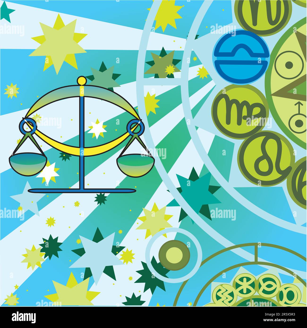 Vector Illustration Of Zodiac Signs Stock Vector Image And Art Alamy