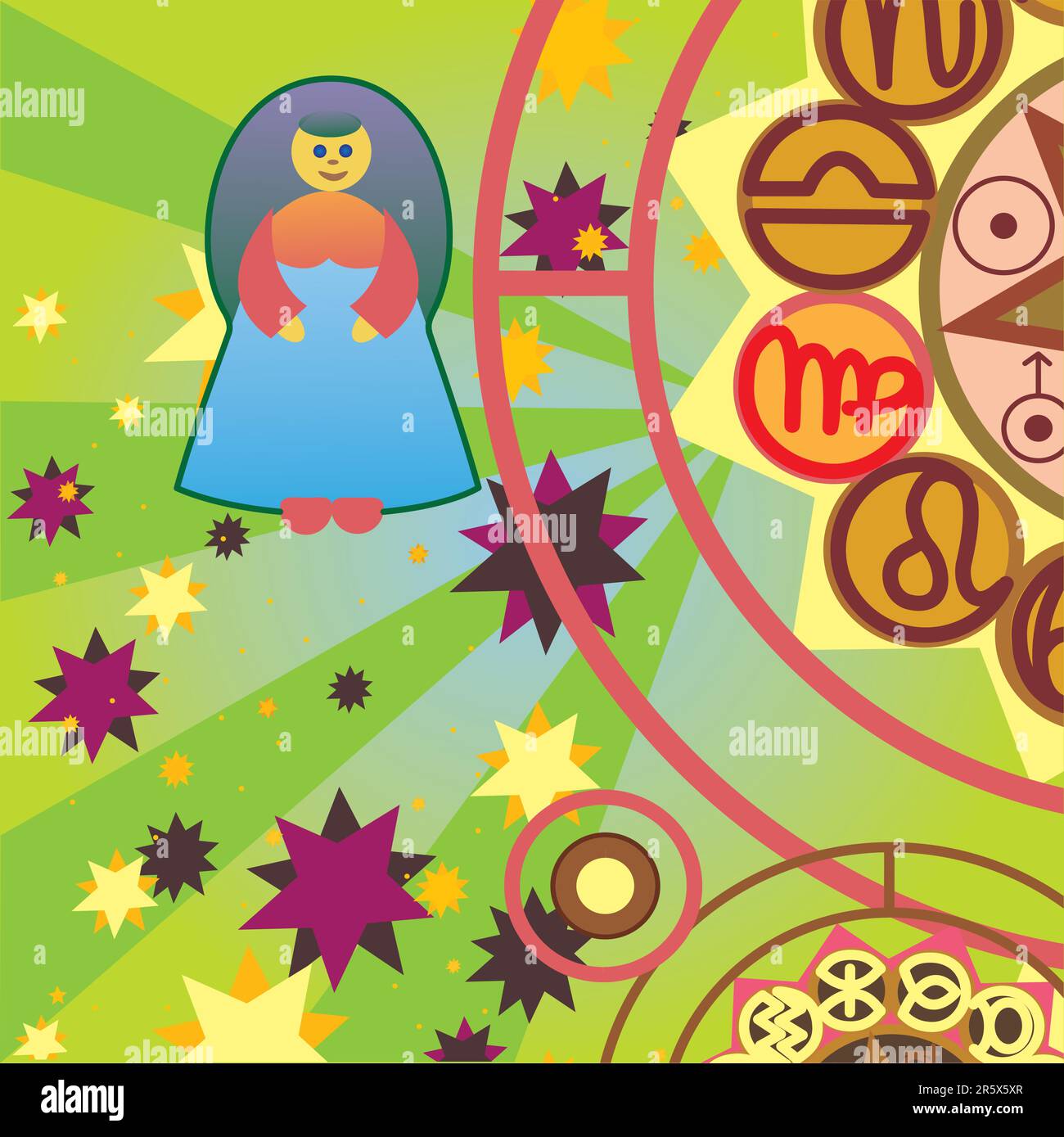 Vector Illustration Of Zodiac Signs Stock Vector Image And Art Alamy