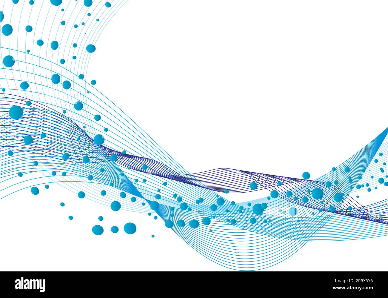 Abstract water vector background with bubbles of air Stock Vector Image ...