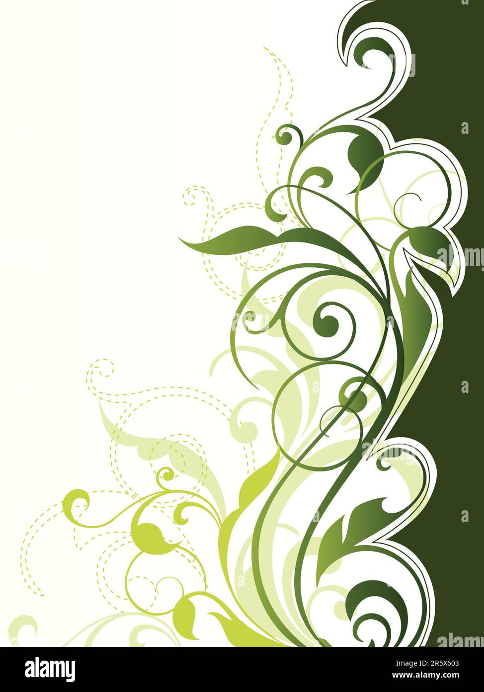 illustration drawing of floral background Stock Vector Image & Art - Alamy