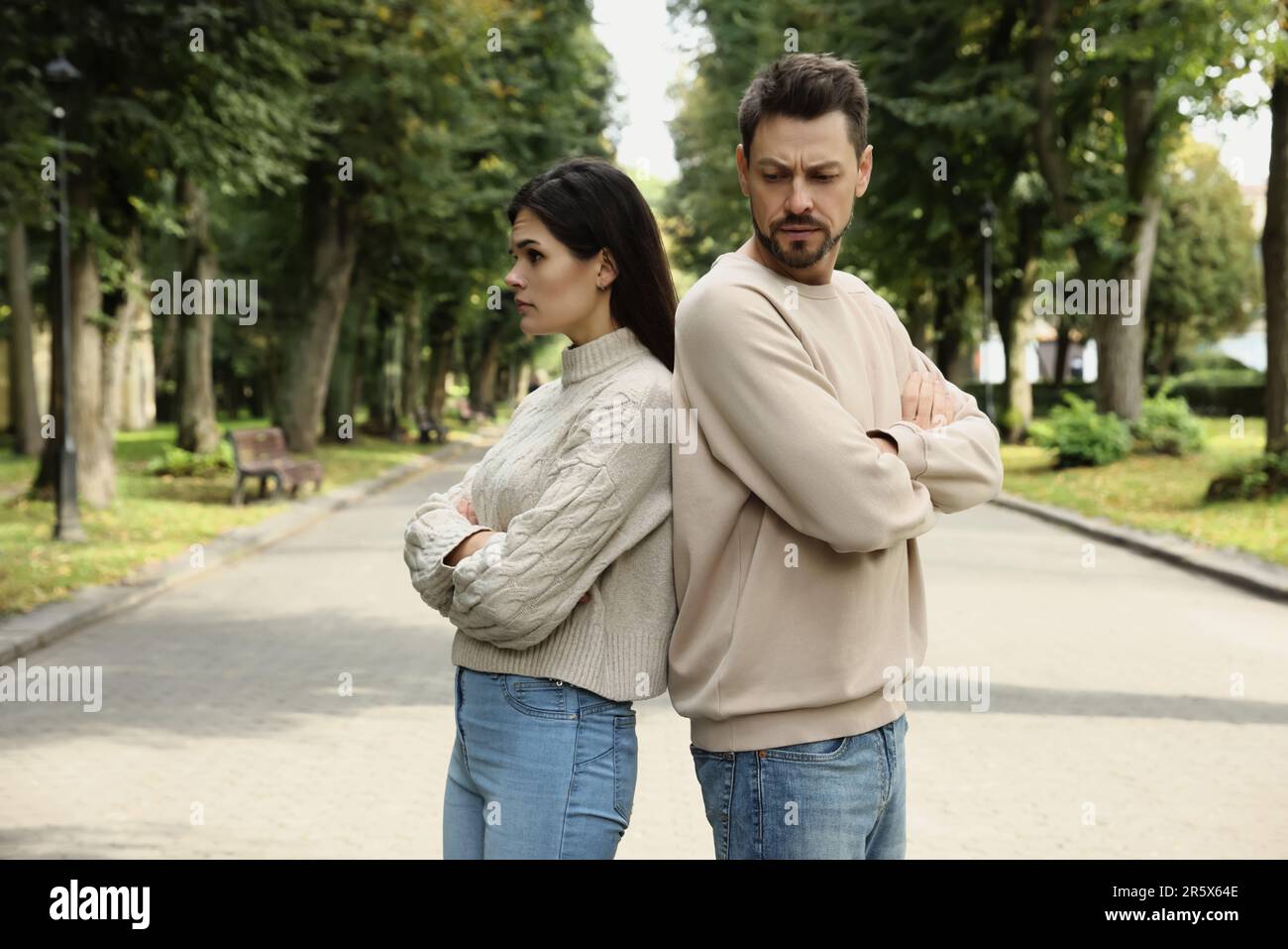 Upset arguing couple in hi-res stock photography and images - Alamy