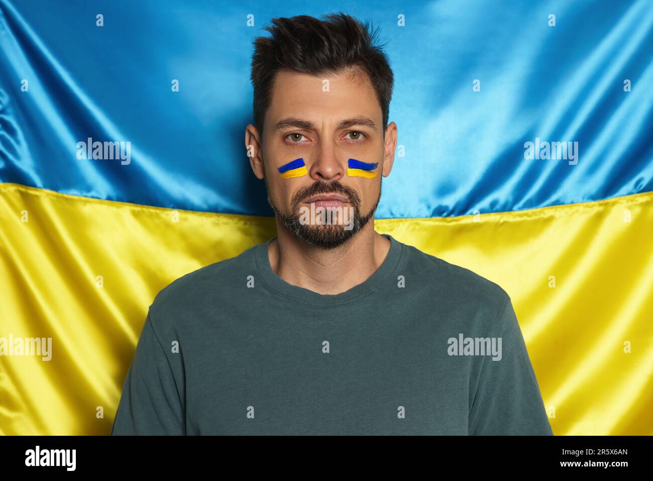 Ukrainian face paint hi-res stock photography and images - Alamy