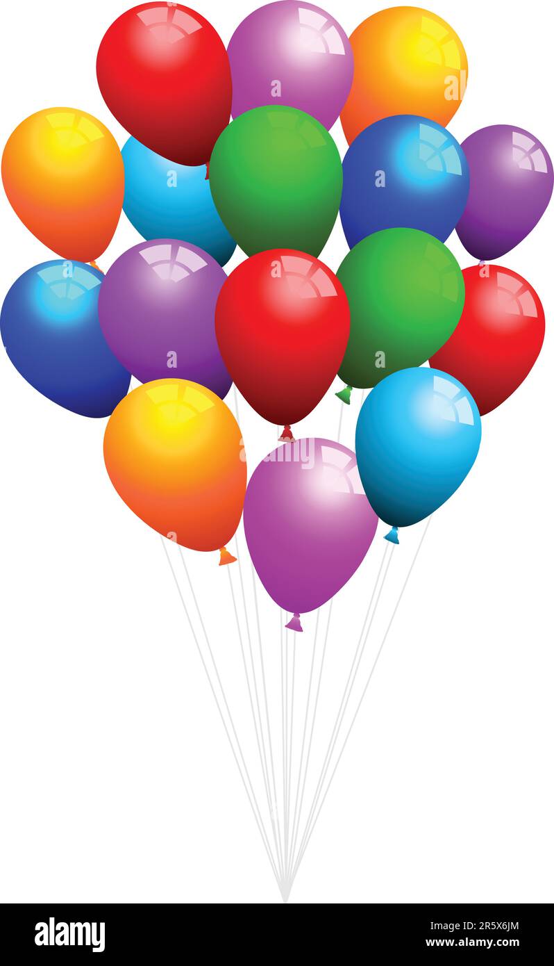 Big bunch of balloons hi-res stock photography and images - Alamy