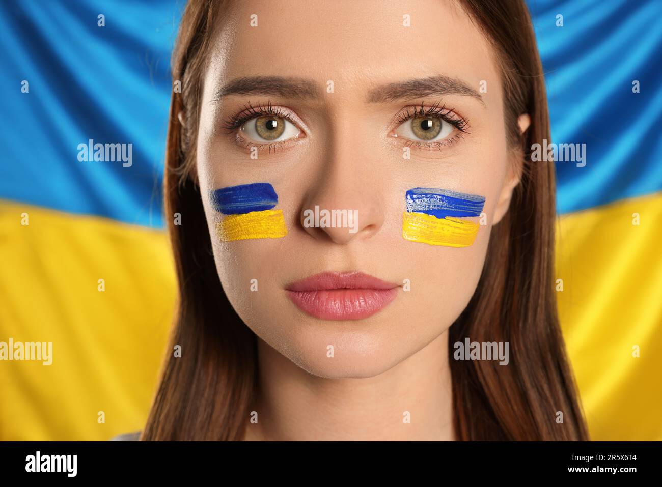 Closeup victory woman face hi-res stock photography and images - Alamy