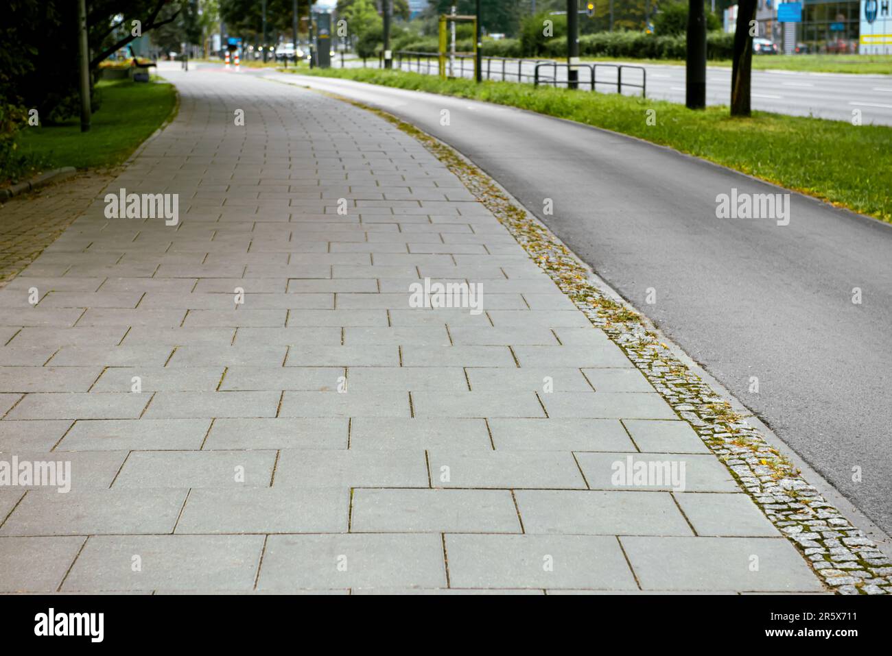 Block bike lane hi-res stock photography and images - Alamy