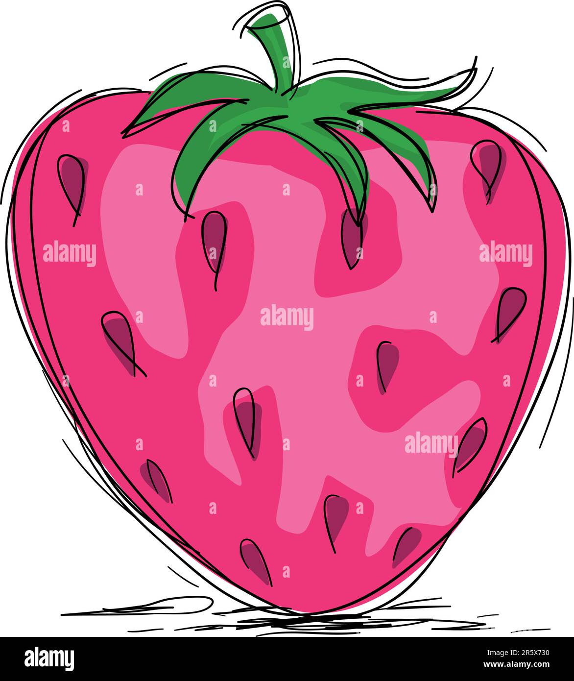 strawberry icons, vector illustration Stock Vector Image & Art - Alamy