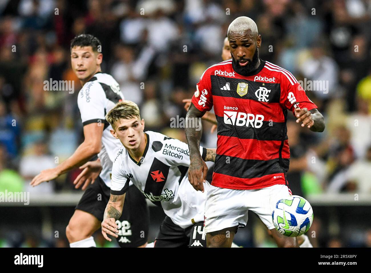 Rio De Janeiro, Brazil. 05th June, 2023. Photo during Vasco x Flamengo ...