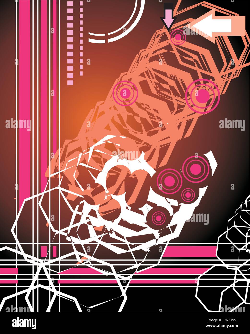 FAntasy art hi tech background Stock Vector Image & Art - Alamy