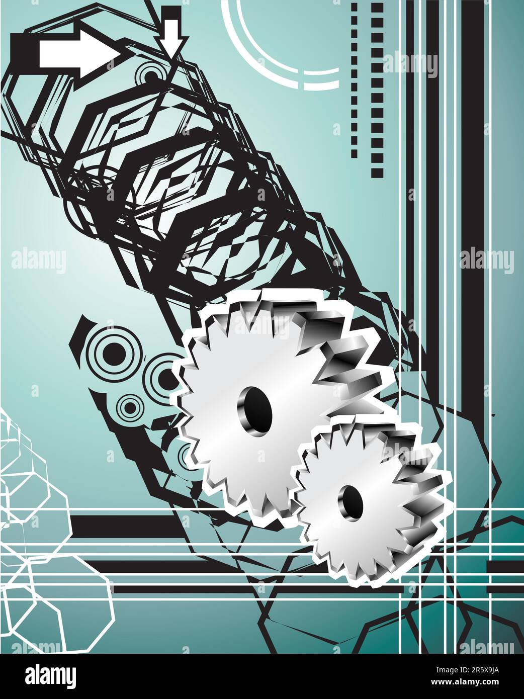 Fantasy art hi tech background Stock Vector Image & Art - Alamy