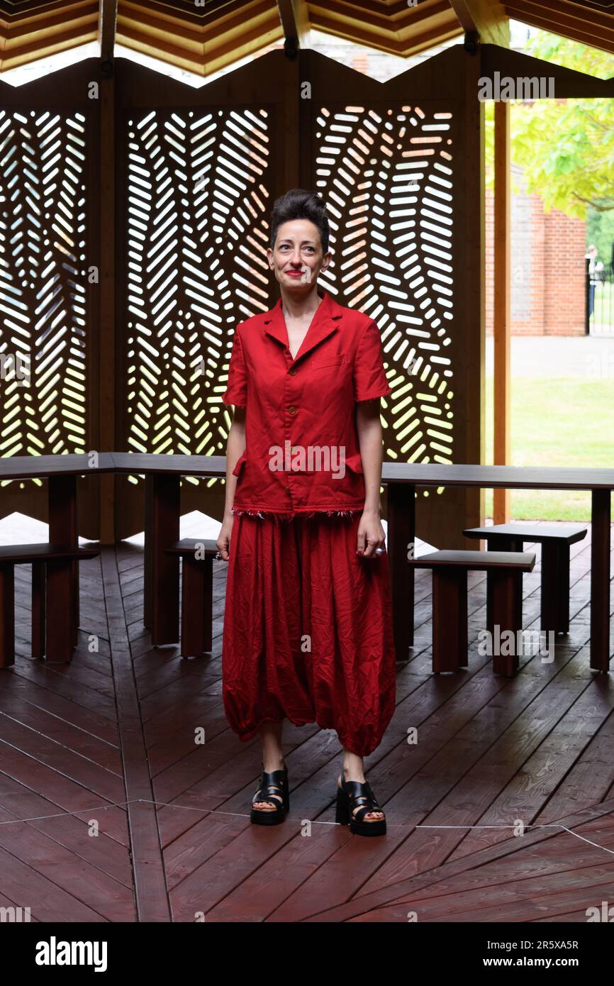 London, UK, 05th June 2023, The Serpentine Pavilion 2023 designed by ...