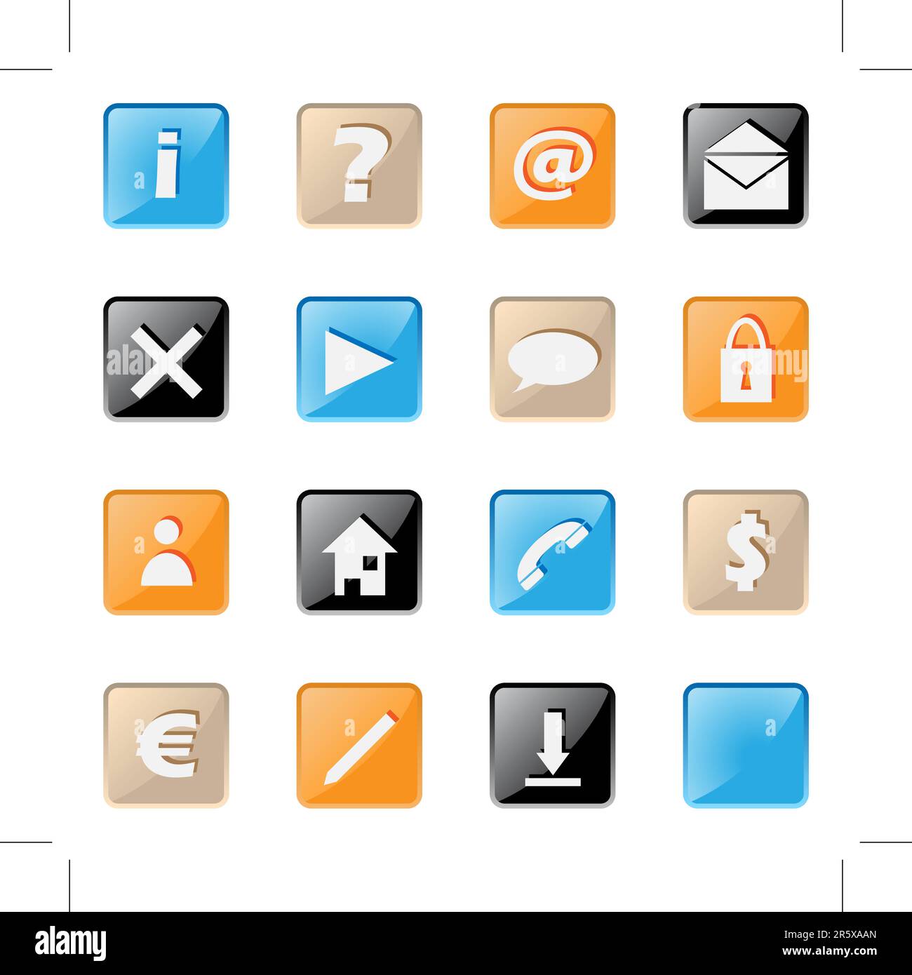 Colorful series | Part 1 Stock Vector Image & Art - Alamy