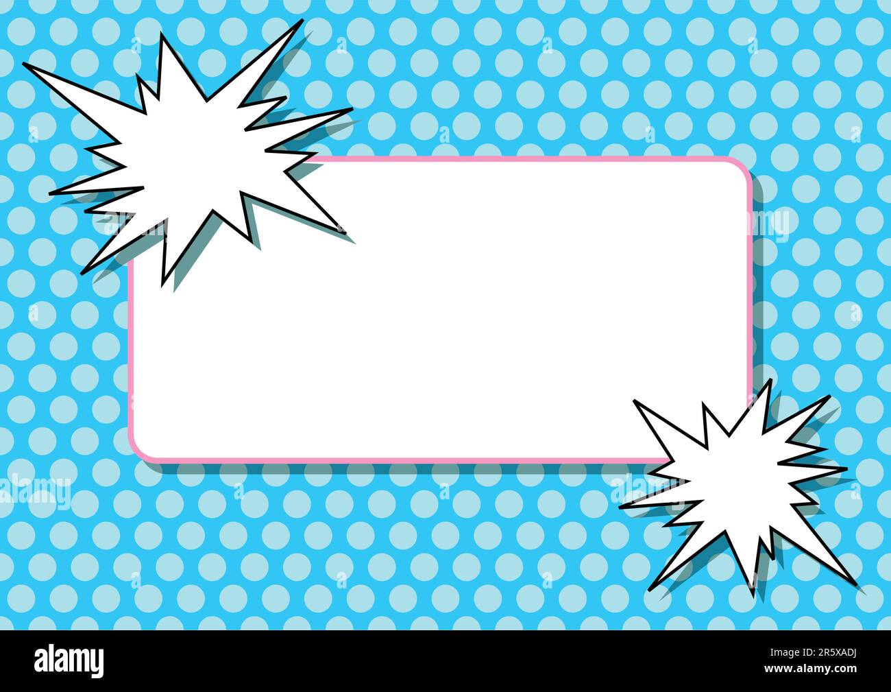 Pop art background with white copy space Stock Vector Image & Art - Alamy