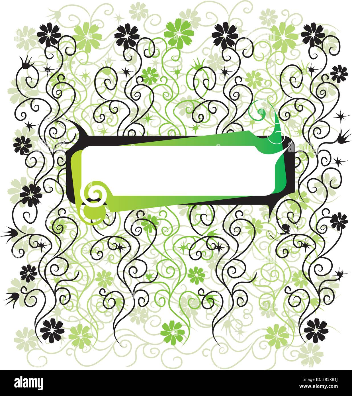 Abstract floral background, lace, frame for your text Stock Vector ...