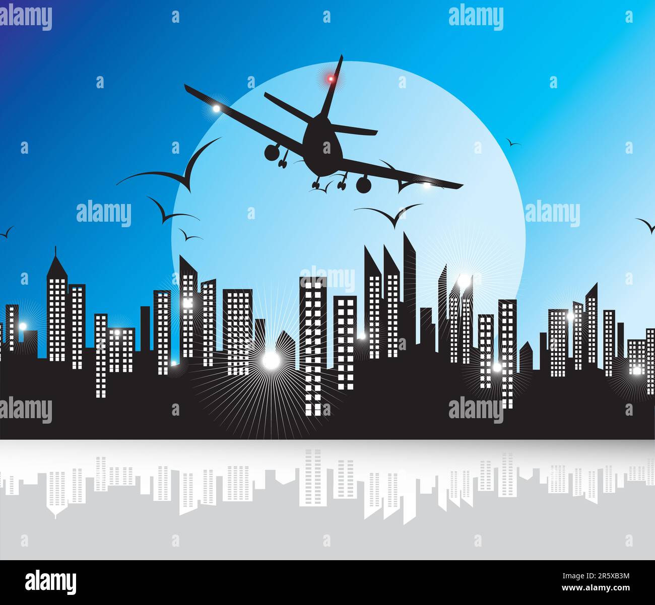 Aviation transportation on land Stock Vector Images - Alamy