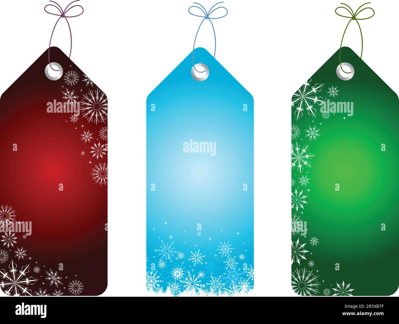 Labels with snowflake designs Stock Vector Image & Art - Alamy