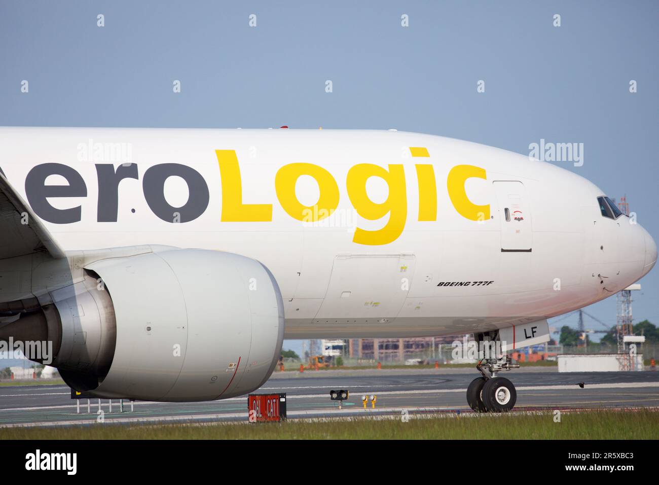 AeroLogic Boeing 777F, D-AALF, Taxiing for Takeoff at Pearson Airport ...
