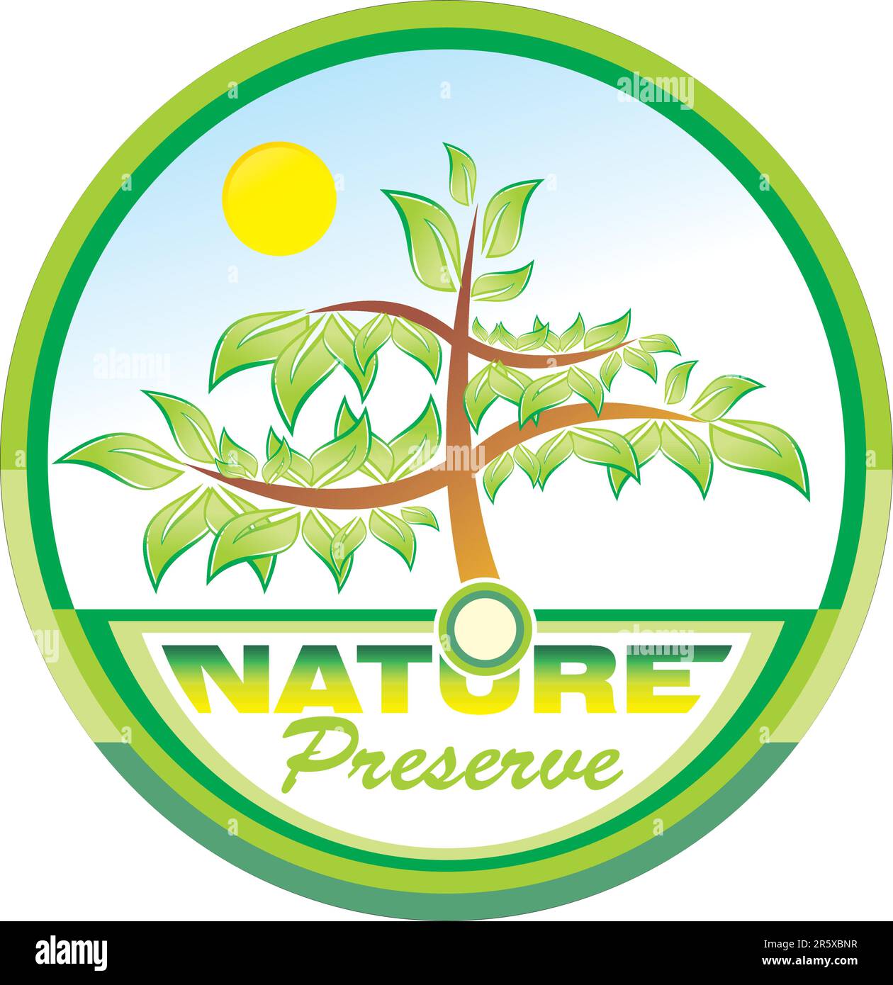 Tree emblem hi-res stock photography and images - Alamy