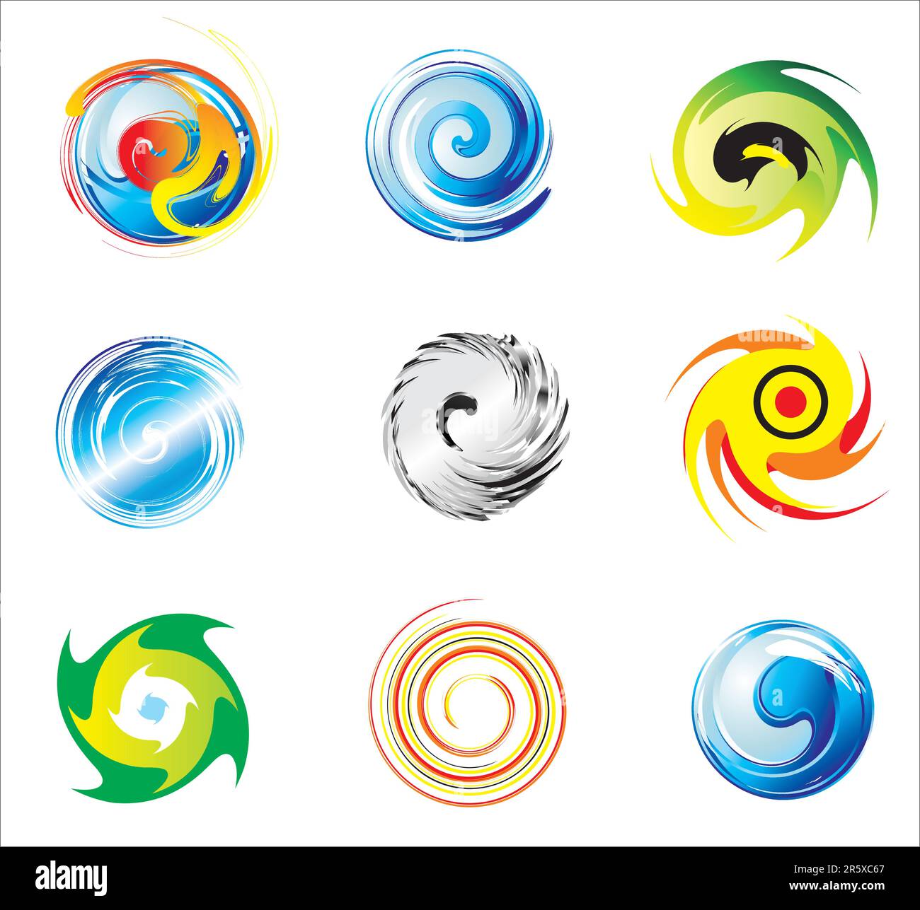 Set of Corporate identity icons or design elements Stock Vector Image ...